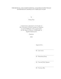THEORETICAL AND COMPUTATIONAL ANALYSIS OF SPECTRALLY HYPERVISCOUS ...