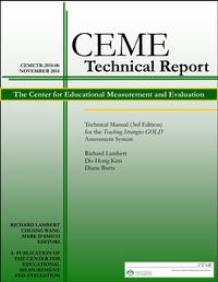 Technical manual (3rd edition) for the Teaching Strategies GOLD ...