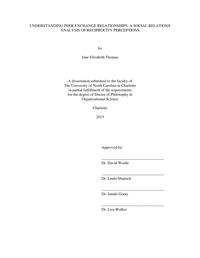 Understanding peer exchange relationships: A social relations analysis ...